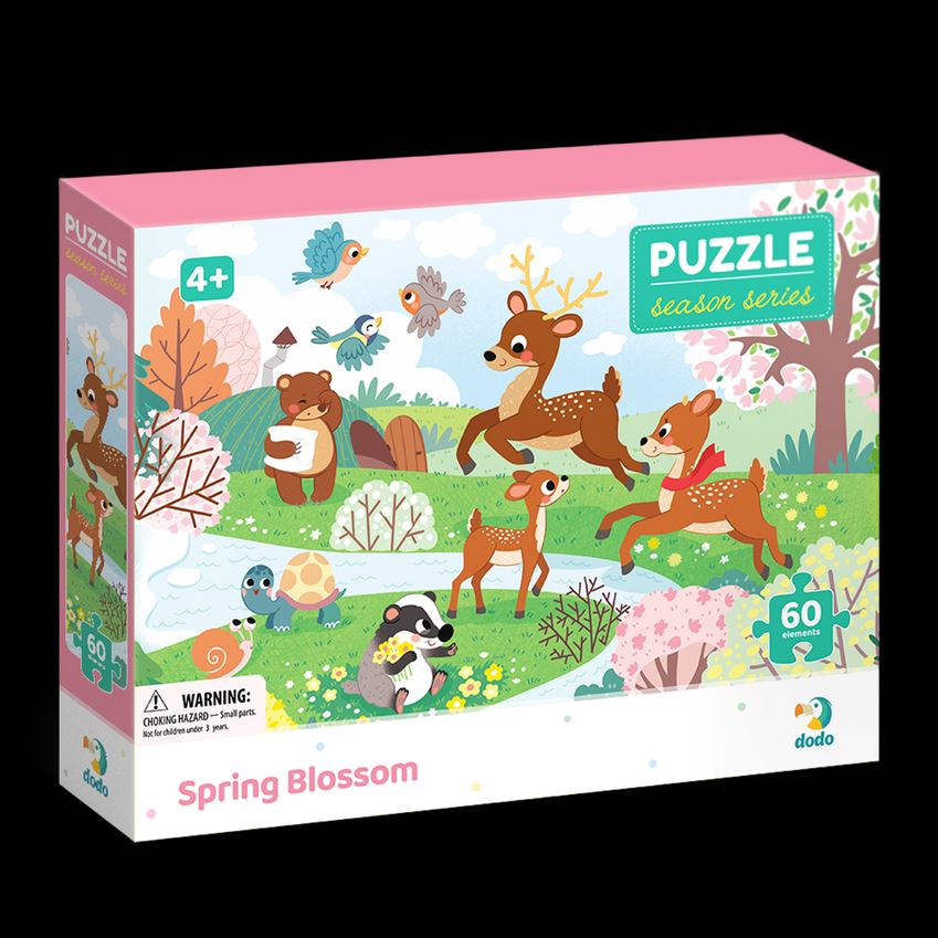 Dodo Évszakok Tavaszi Virágok 60 db-os puzzle (DOP300411) - firstshop.hu