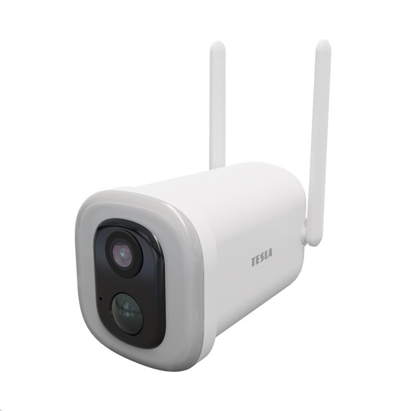 Tesla BF100 okos kültéri akkumulátoros kamera reflektorral - firstshop.hu